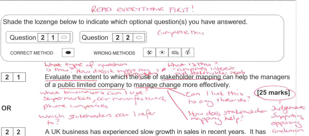 Modelling: sharing my thoughts when completing exam questions – In the ...